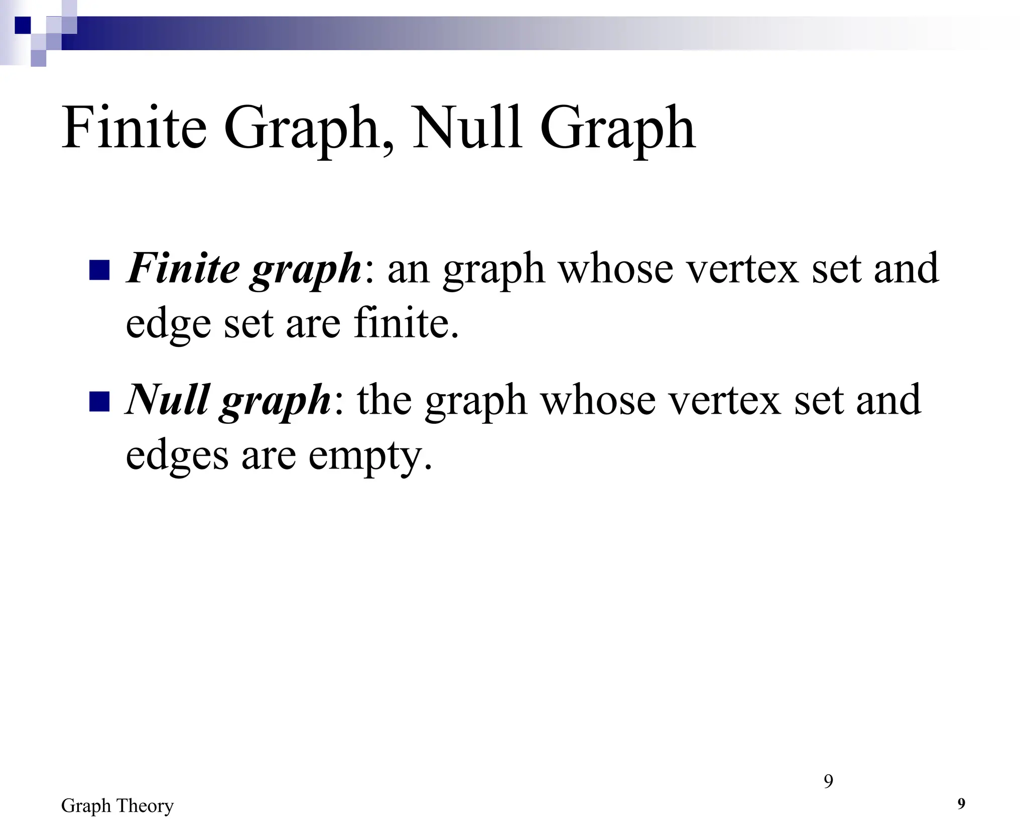 graph theory in applied mathematics with example | PPT