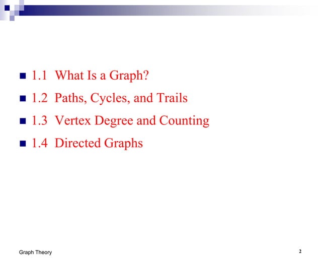 graph theory in applied mathematics with example | PPT | Free Download