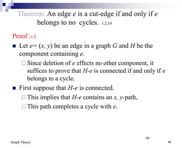 graph theory in applied mathematics with example | PPT