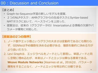 Graph-to-Sequence Learning using Gated Graph Neural Networks. [ACL'18] 論文紹介 | PPT