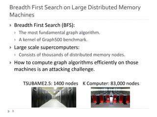 Extreme Scale Breadth-First Search on Supercomputers | PPT