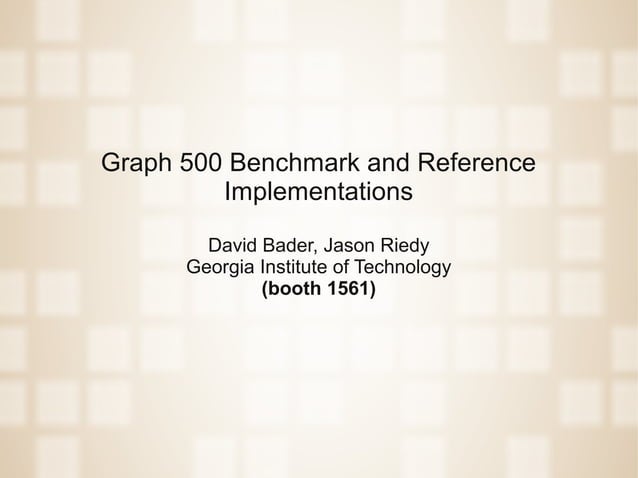 Graph500 | PPT
