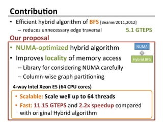 NUMA-optimized Parallel Breadth-first Search on Multicore Single-node System | PDF