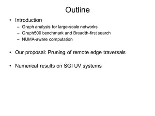 NUMA-aware Scalable Graph Traversal on SGI UV Systems | PDF