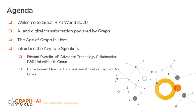Graph + AI World 2020: Opening Day Keynote | PPT