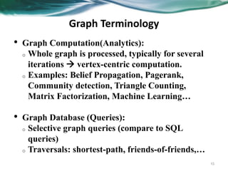 Graph analytic and machine learning | PDF | Databases | Computer Software and Applications