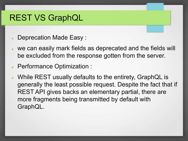 REST API Graph API GraphQL GraphiQL Presentation | PPT