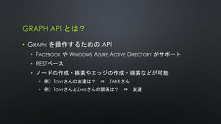 Graph api introduction_20130425 | PDF