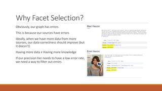 Graph based facet selection | PPT