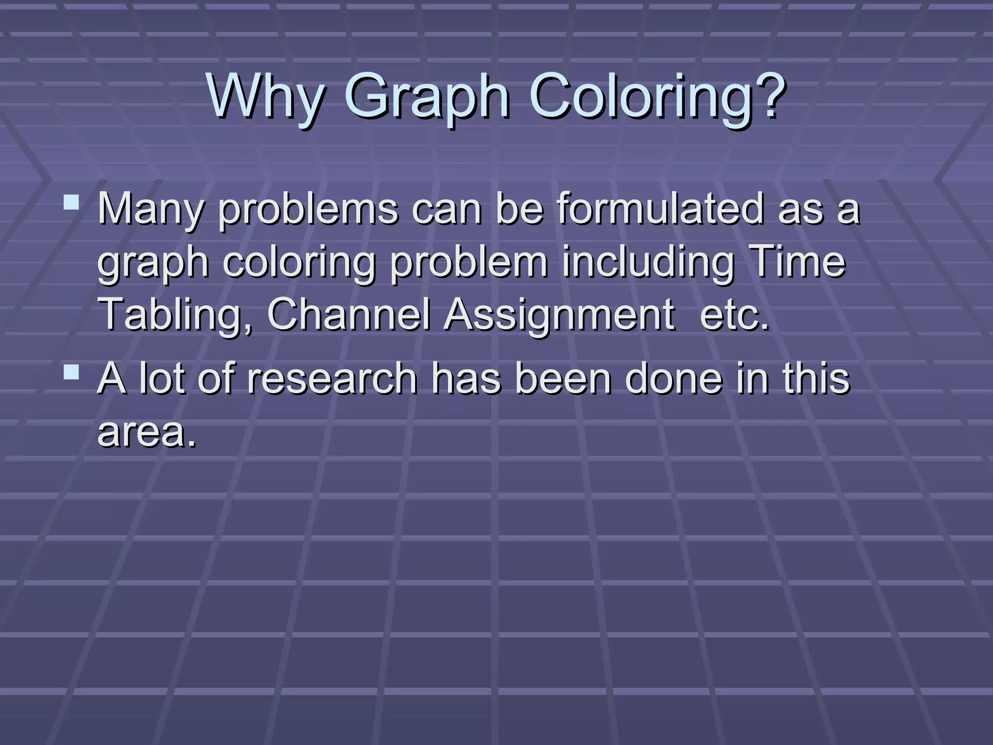 Graph colouring | PPT