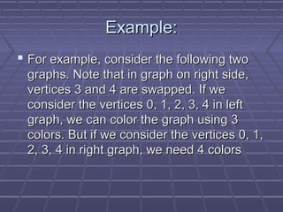 Graph Coloring : Greedy Algorithm & Welsh Powell Algorithm | PPT