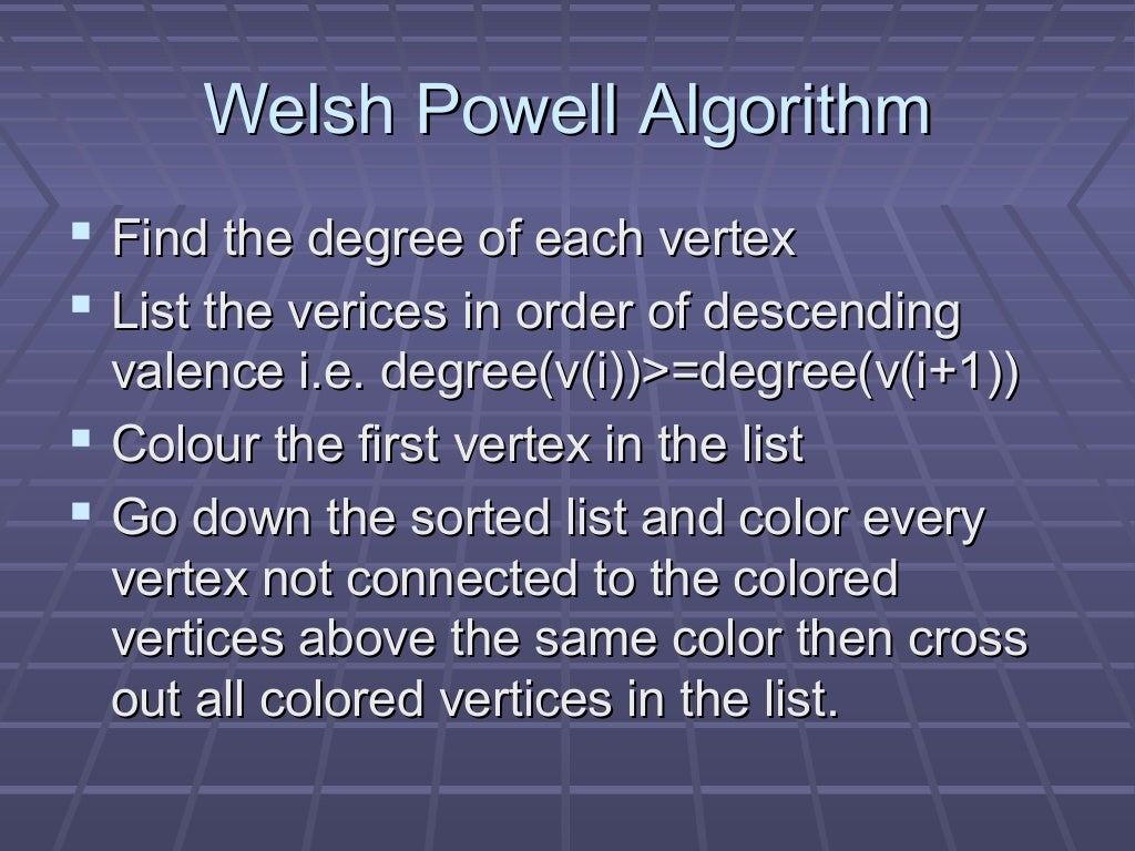 Graph Coloring Greedy Algorithm And Welsh Powell Algorithm 5229