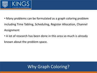 Graph coloring | PPTX
