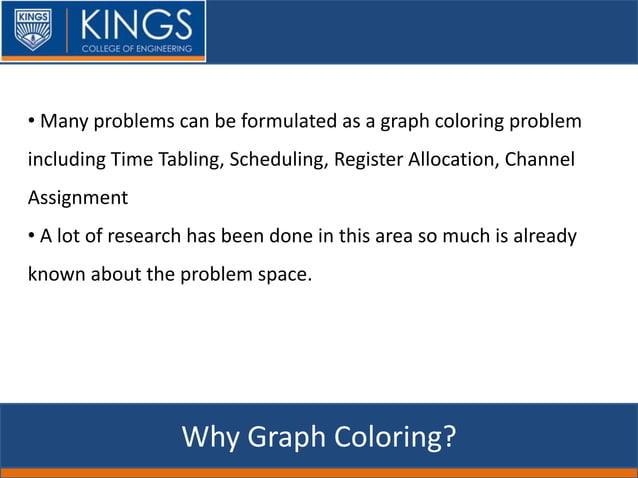 Graph coloring | PPTX