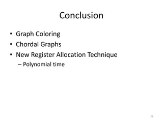 Graph coloring and_applications | PPTX