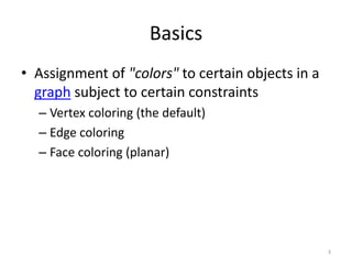 Graph coloring and_applications | PPTX