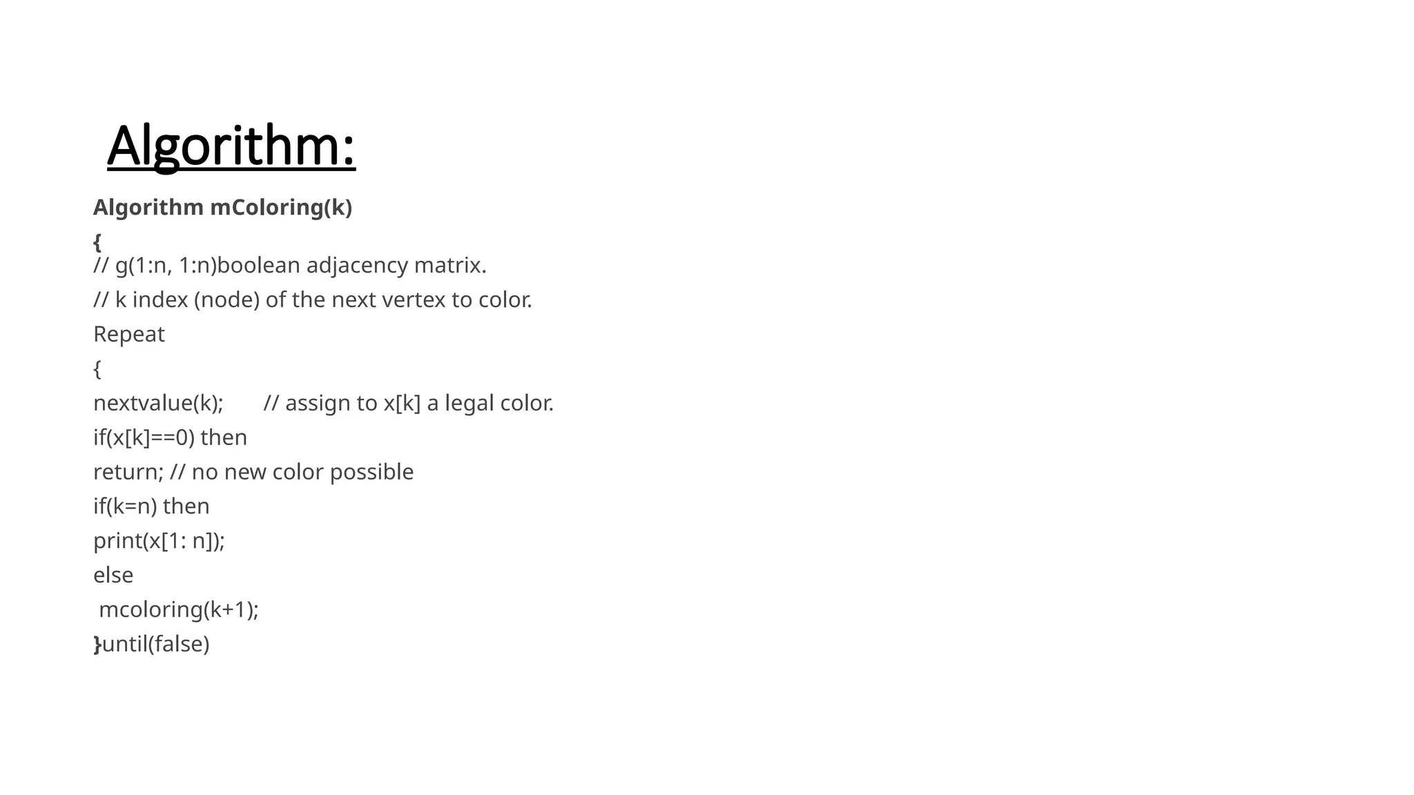 graph coloring back tracking and applications in realA time.pptx | Computer Software and ...