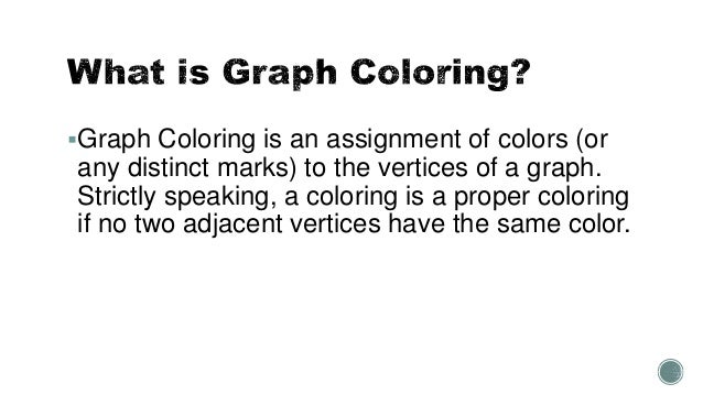 Graph coloring Algorithm
