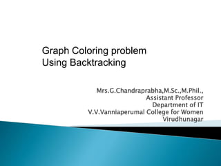 Graph coloring problem | PPT