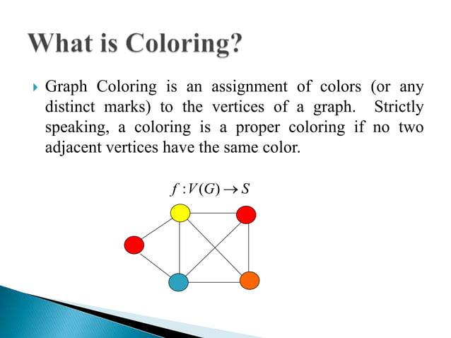 Graph coloring problem | PPT