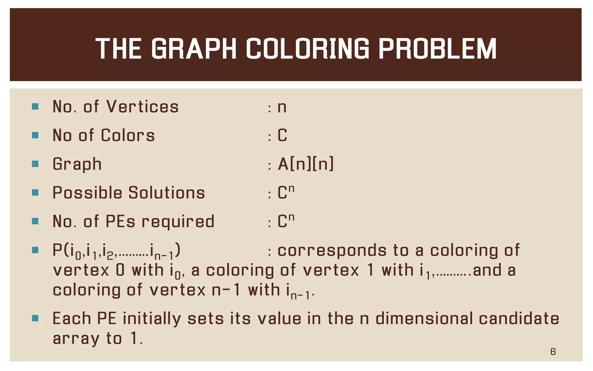 Parallel Algorithm For Graph Coloring Ppt