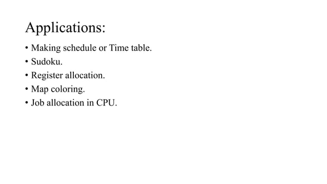 Graph coloring using backtracking | PPT Graph coloring using backtracking | PPT