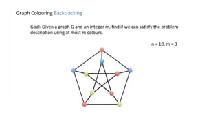 Graph coloring using backtracking | PPT