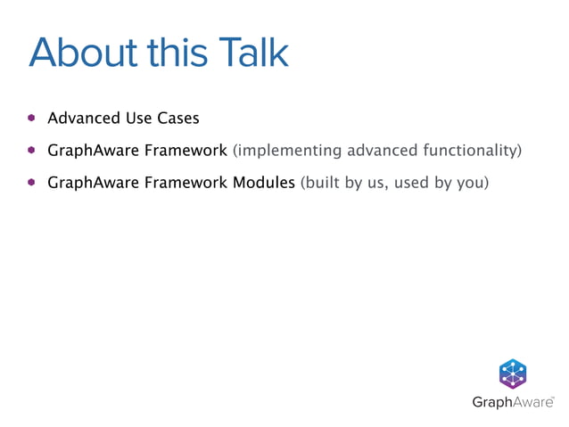GraphAware Framework Intro | PPT