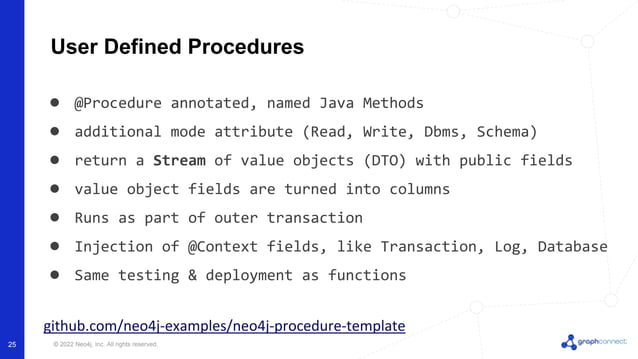 Boost Your Neo4j with User-Defined Procedures | PPT