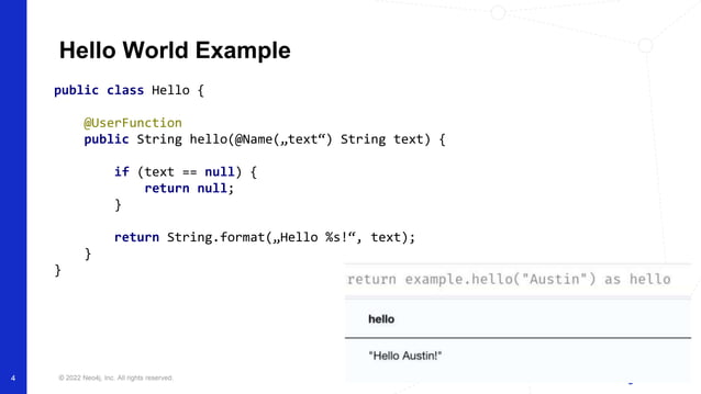 Boost Your Neo4j with User-Defined Procedures | PPT