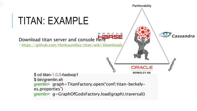 Graph databases: Tinkerpop and Titan DB | PPTX | Databases | Computer ...