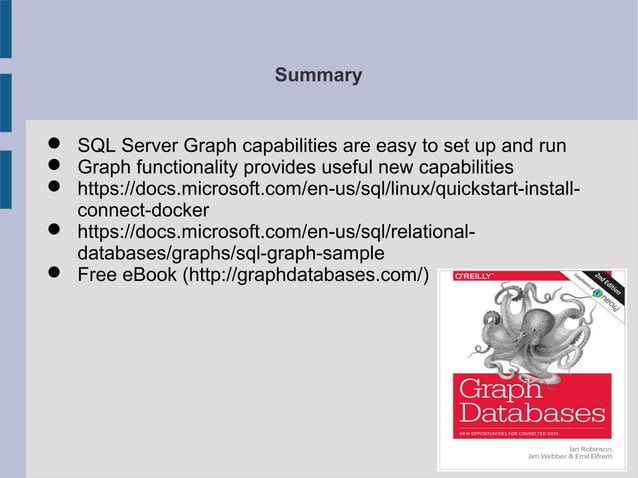 Graph databases and SQL Server 2017 | PPT
