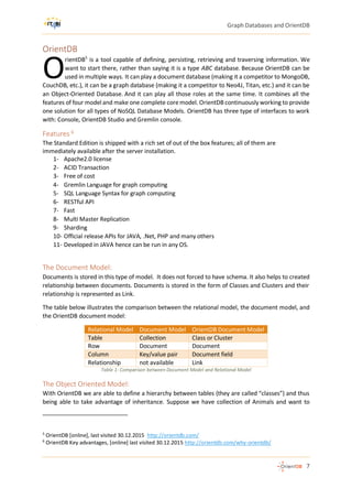 Graph databases and OrientDB | PDF
