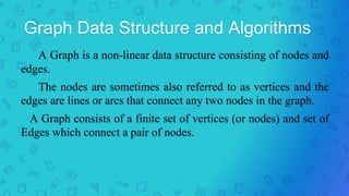 Graph data structure and algorithms | PPT