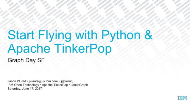Start Flying with Python & Apache TinkerPop | PDF