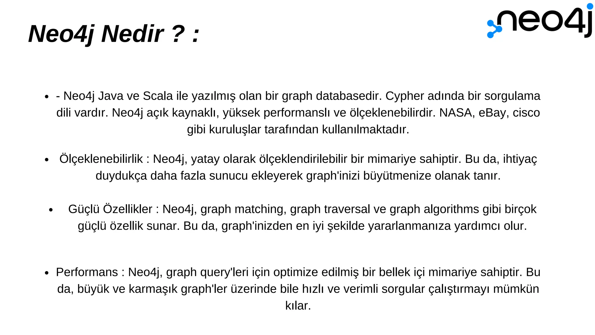 GraphDb ve Neo4j Teknolojilerinin Yüzeysel Anlatımı | PDF