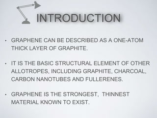 Graphene: "The future in a trace of a pencil." | PPT