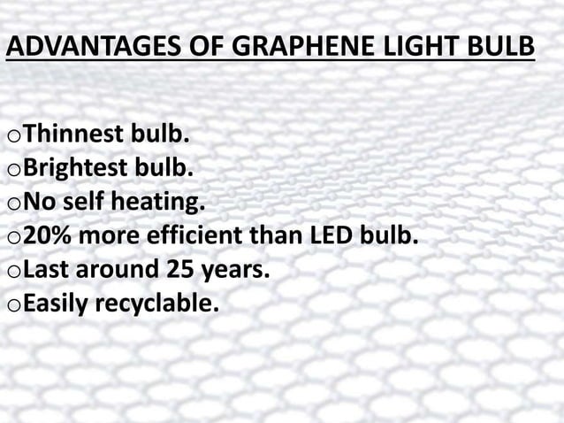 Graphene Light Bulb | PPT