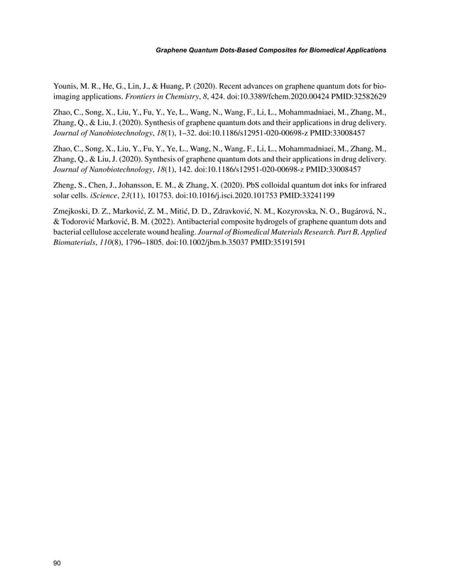 Graphene Quantum Dots in Biosensing, Bioimaging, and Cancer therapy ...