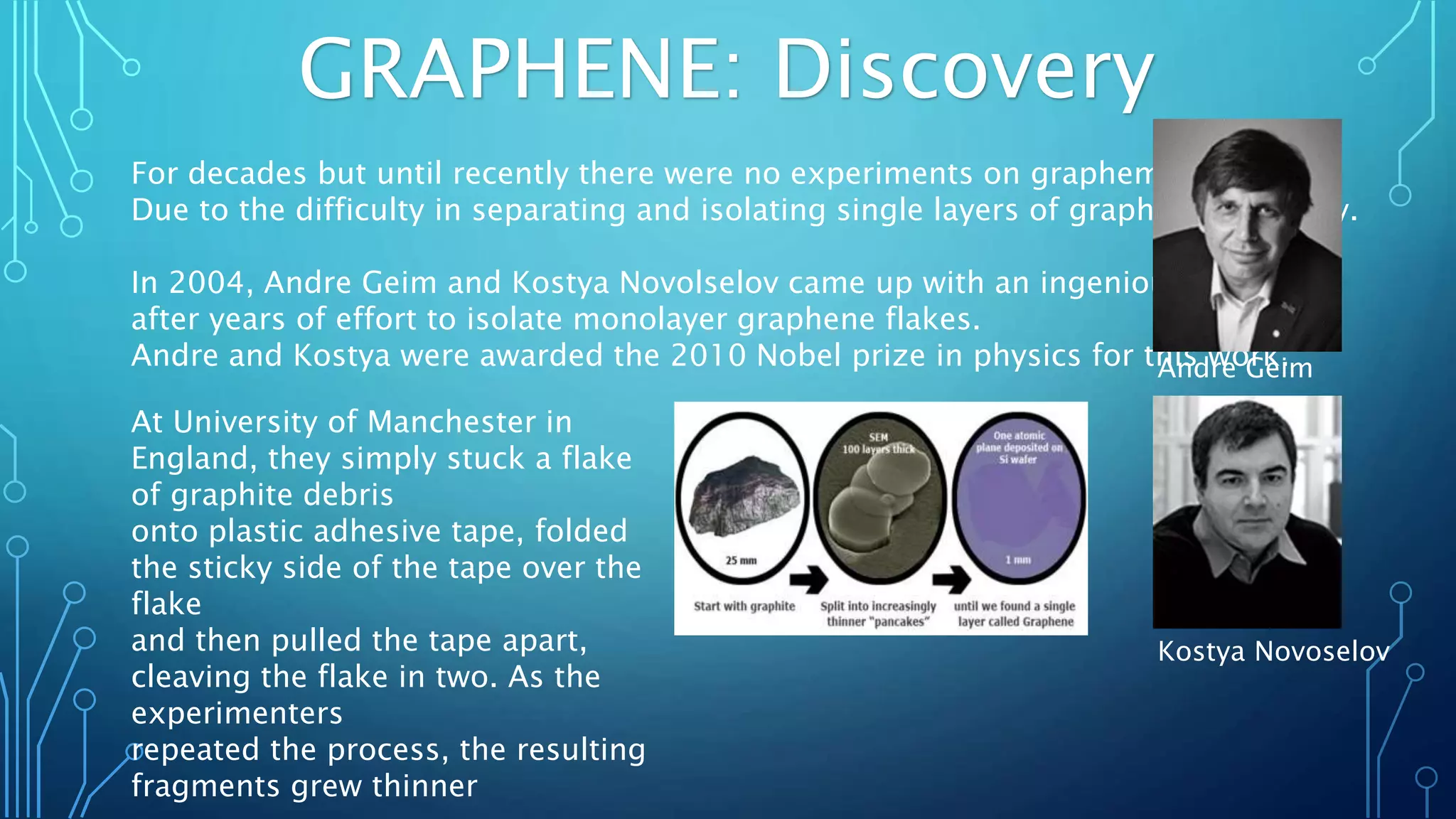 Graphene and its future applications | PPTX