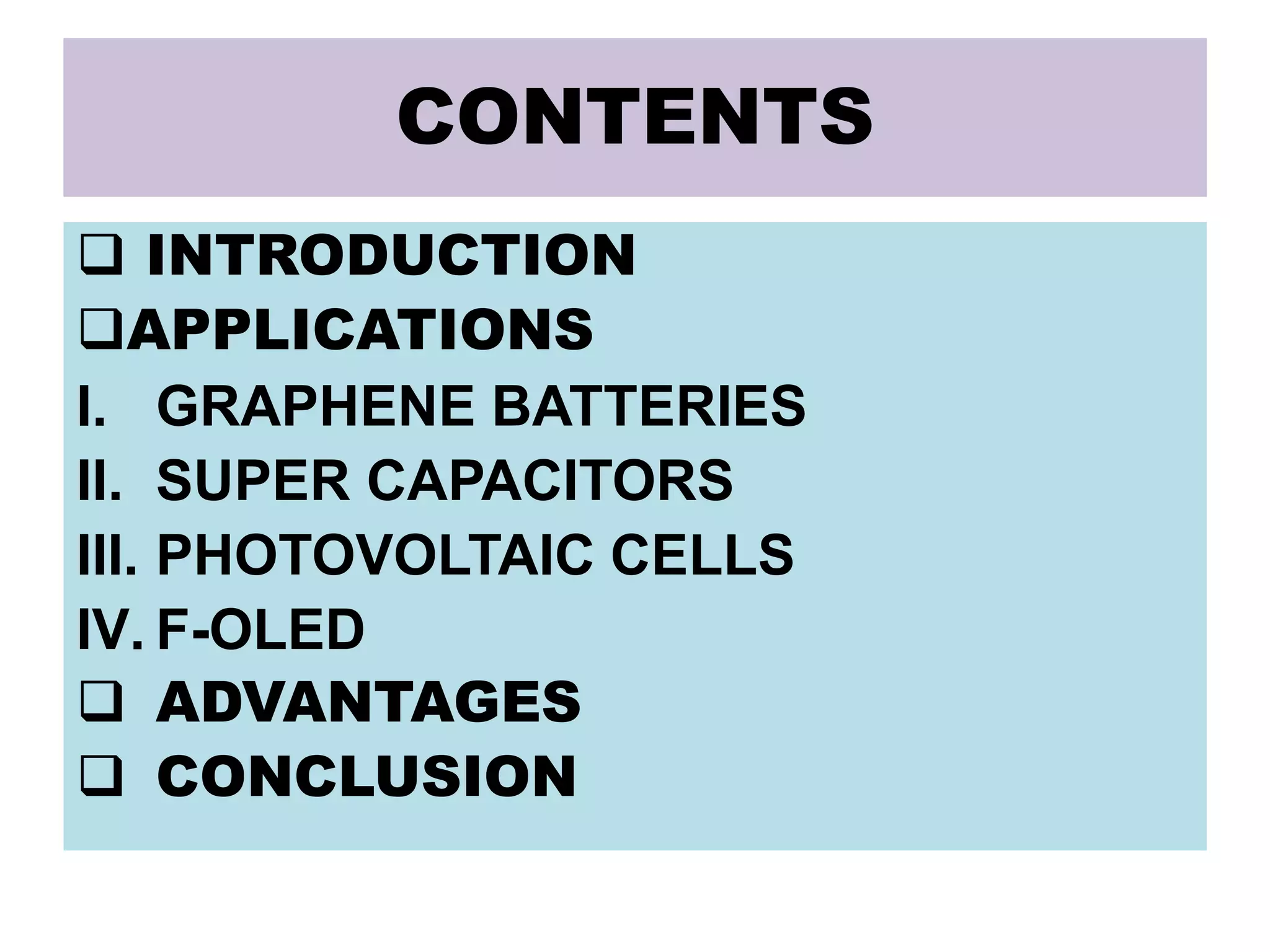 Graphene and its future applications | PPT