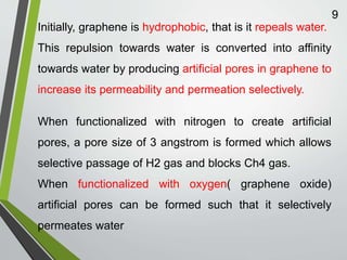 Graphene and water treatment | PPTX