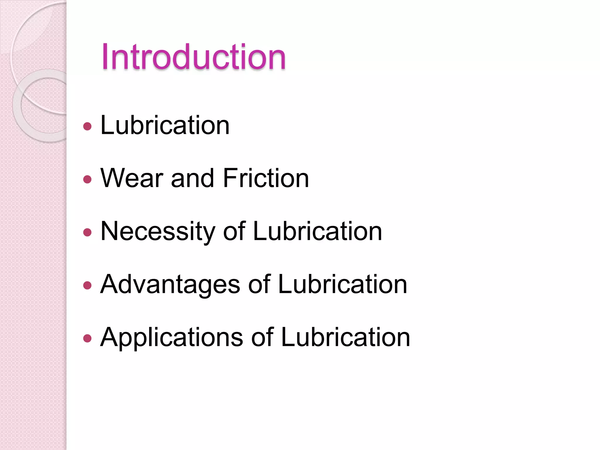 Study of Graphene as lubricant | PPTX
