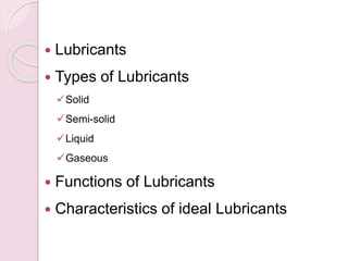 Study of Graphene as lubricant | PPTX