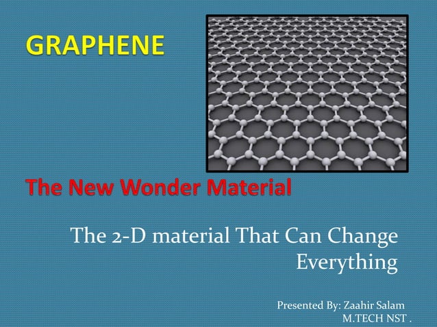 Graphene a wonder material | PDF
