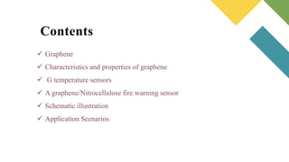Graphene based temperature sensors.ppts. | PPTX
