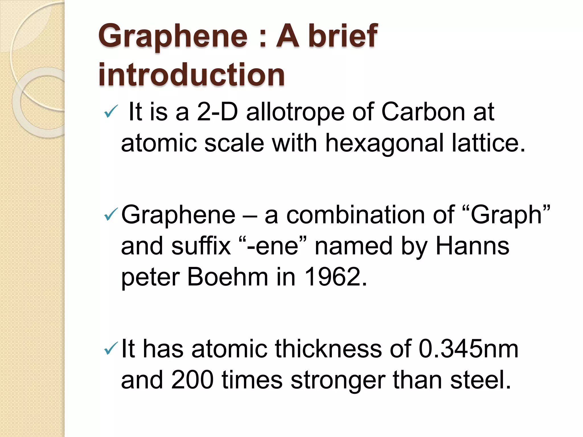Graphene electronic properties (1) | PPTX