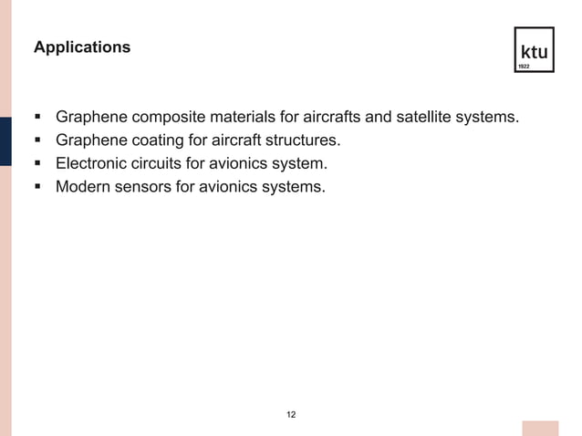 Graphene material for aerospace technology | PPTX