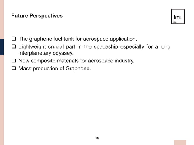 Graphene material for aerospace technology | PPTX