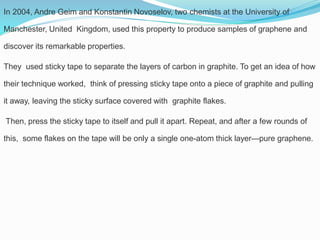 Graphene (noble material) | PPT